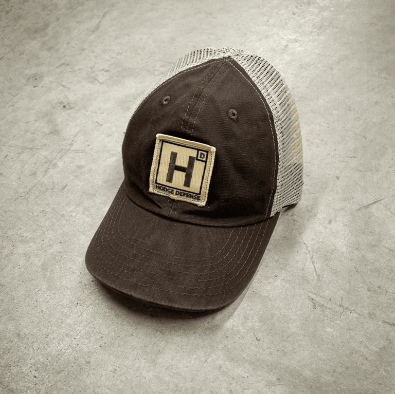 Hodge Defense Washed Trucker Patch Hat - Operationally Proven Tactical