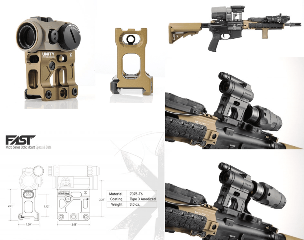 Unity Tactical FAST Micro Mount - Operationally Proven Tactical